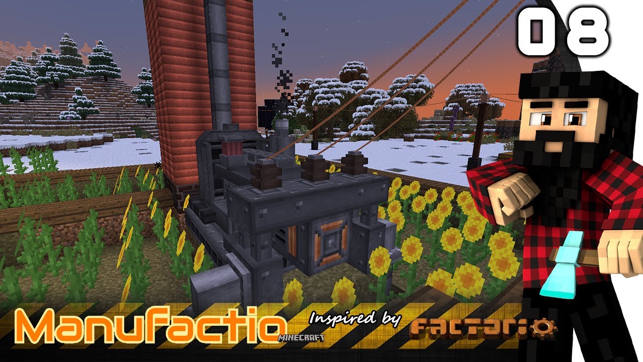 [Minecraft] Manufactio #08 - Steam Generator - YouTube
