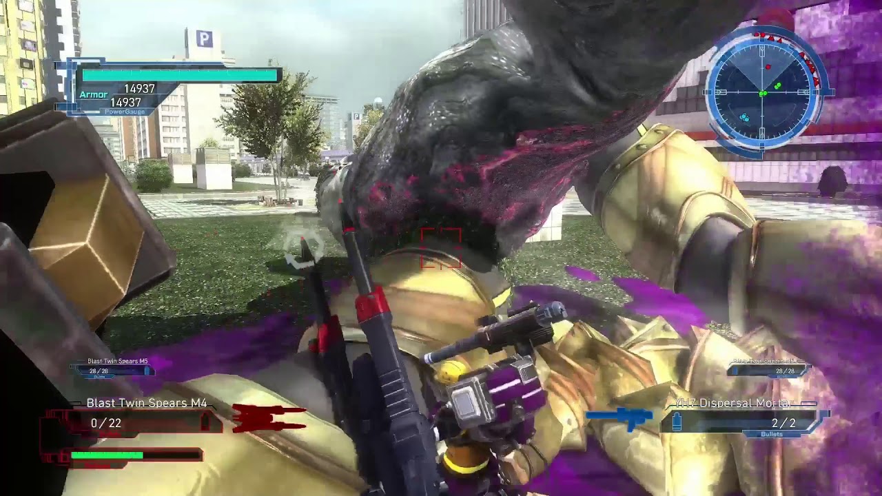 EDF 5 QUICK TIPS Blast Twin Spears Fencer - Earth Defense Force 5 - YouTube