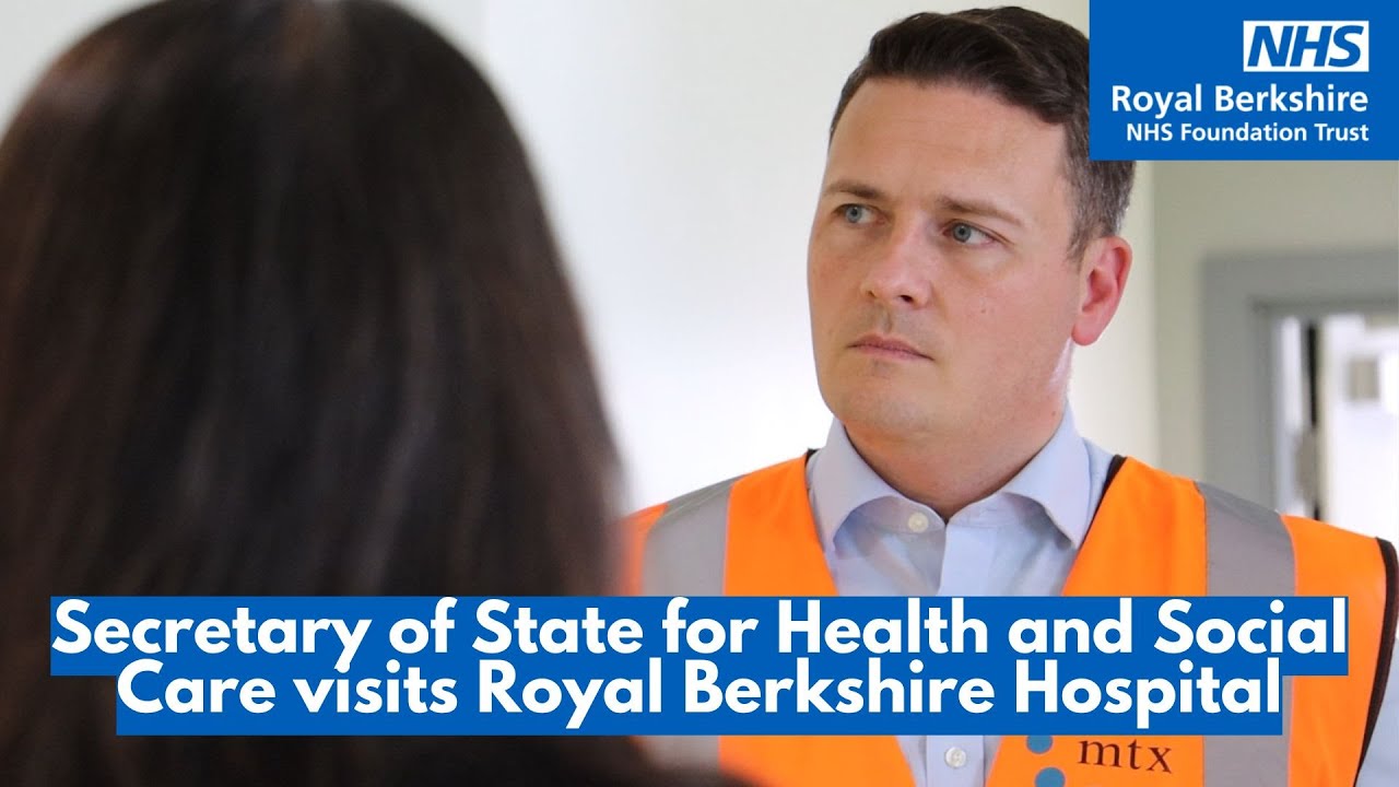 Secretary of State for Health and Social Care visits the Royal ...