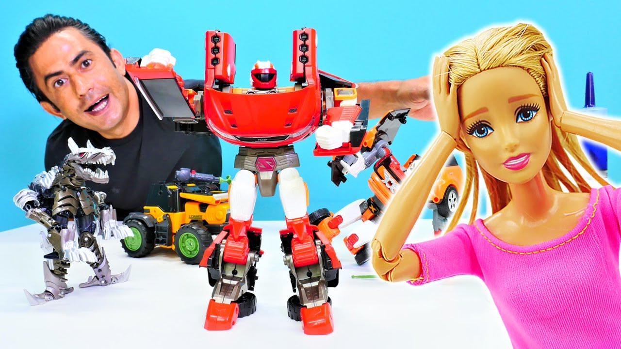 Barbie ile Transformers. Deseptikon Barbie’nin evini kaçırmayı ...