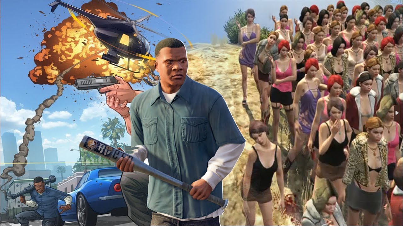 GTA 5 Crazy Gameplay | Hot Coffee Mod | Best Gameplay - YouTube