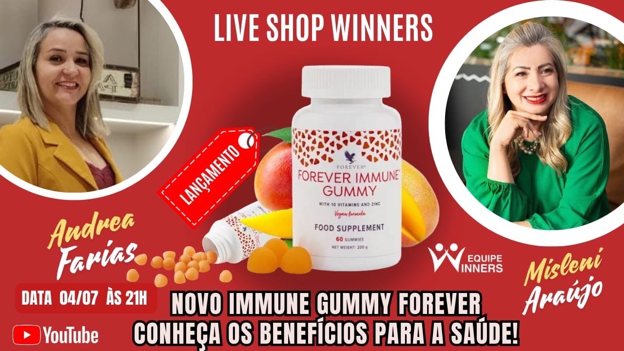 NOVO IMMUNE GUMMY FOREVER CONHEÇA OS BENEFÍCIOS PARA A SAÚDE! - YouTube