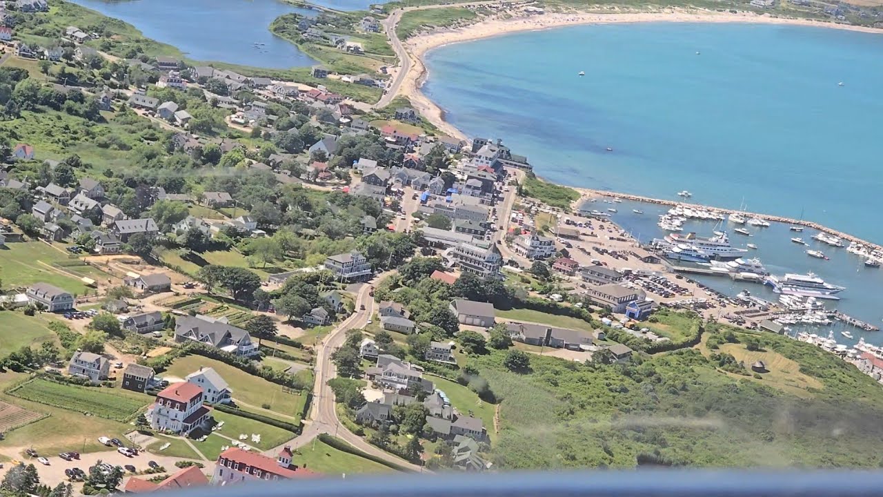 Landing at Block Island State Airport (KBID), Runway 28: June 28, 2024 ...