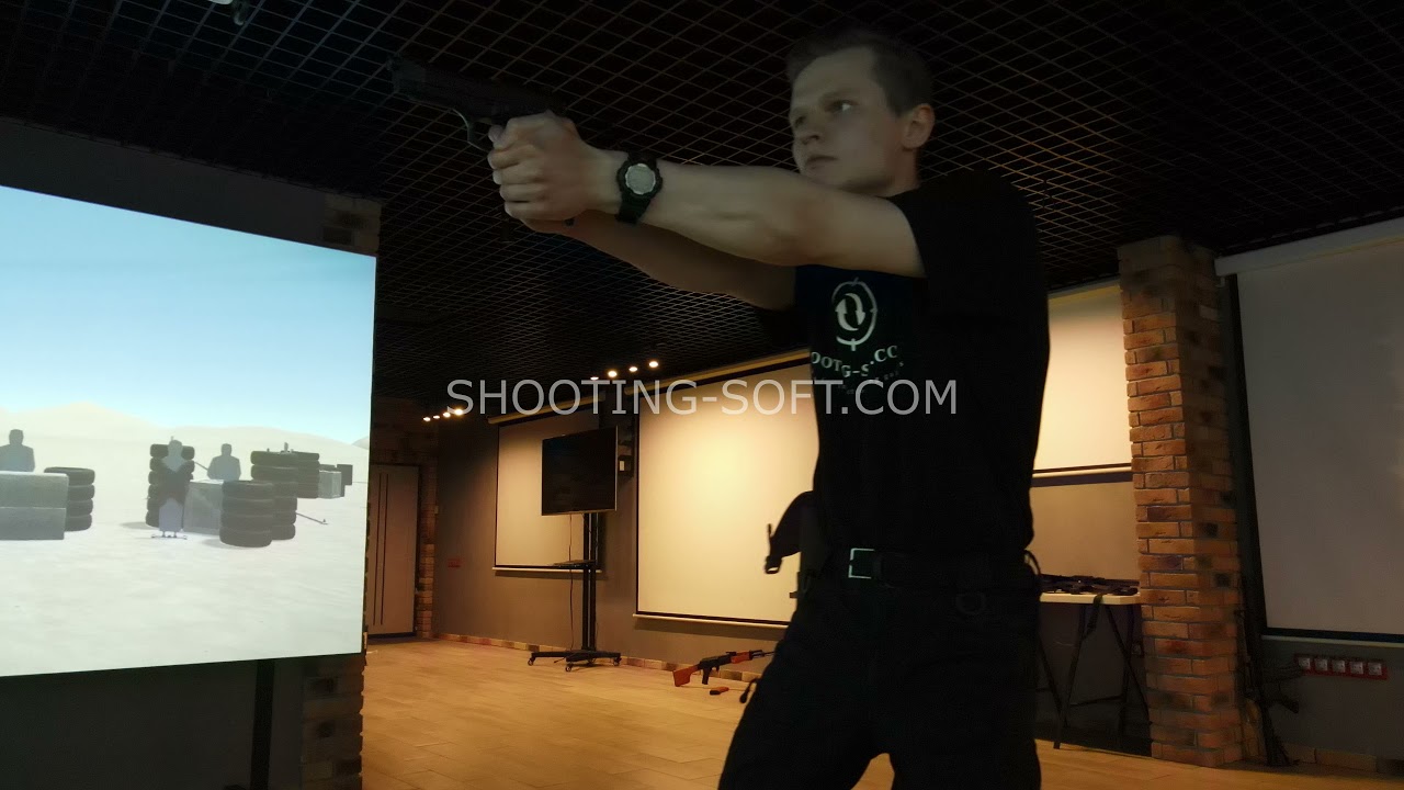 Pro Target Constructor for panoramic shooting range - YouTube