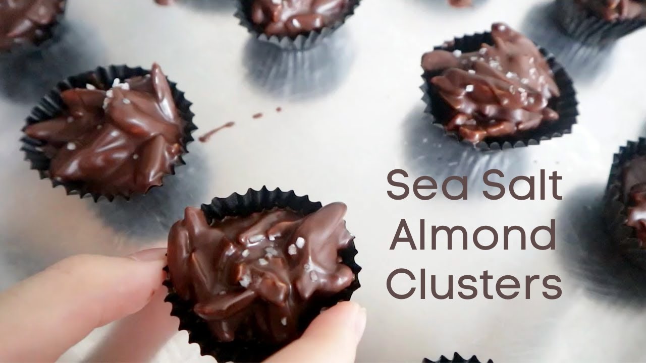 Sea Salt Almond Clusters | Easy Choco Snack - YouTube