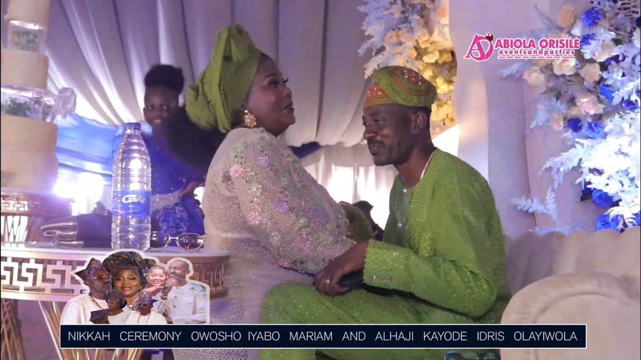 Watch the frills and glitz of Mariam Iyabo and Alhaji Kayode Idris ...