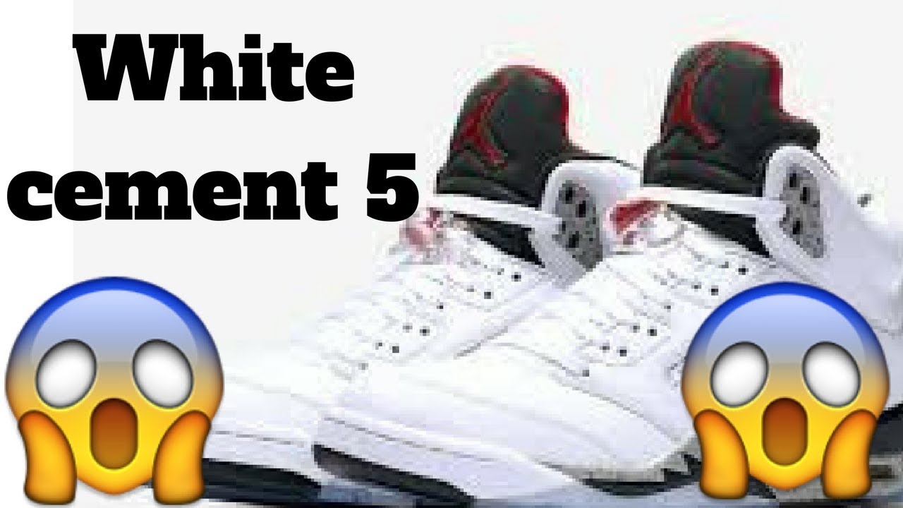 Jordan White Cement 5 Unboxing/Review - YouTube