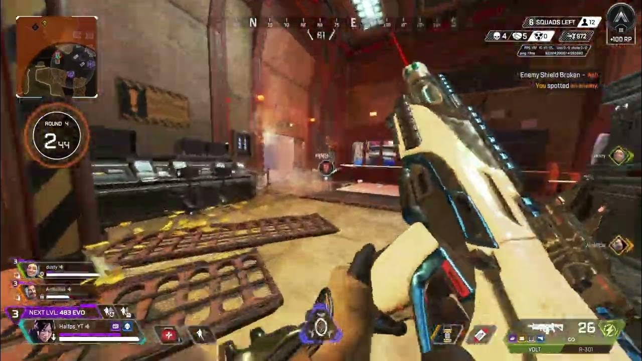 Playing ranked season 20 solo aggressive apex legends Halfps - YouTube