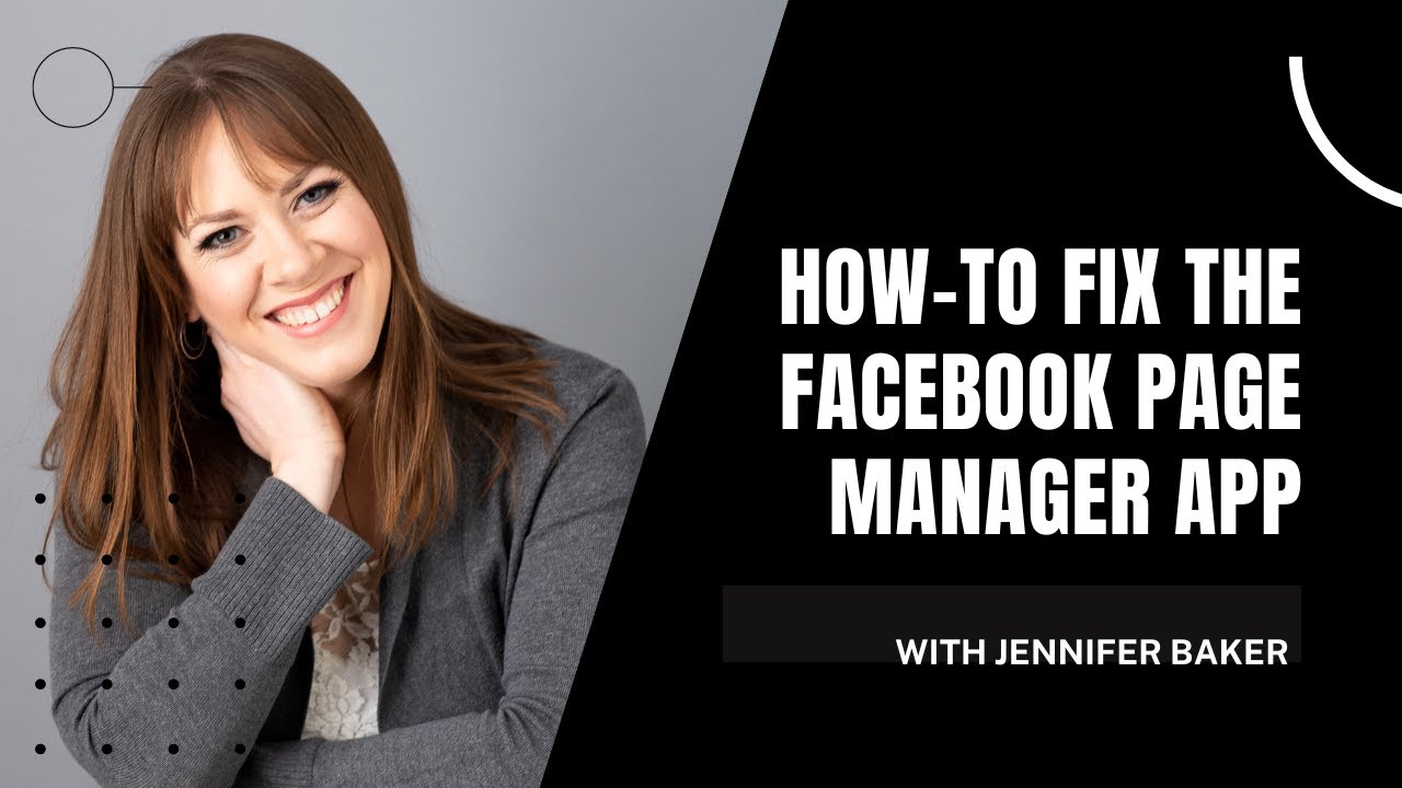How-To Fix The Facebook Page Manager App - YouTube