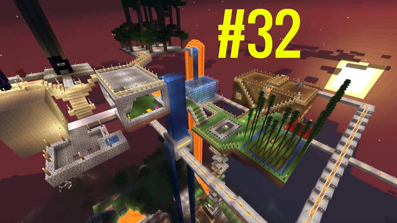 HOUSE IN SPACE - Minecraft Survival Part 32 - YouTube