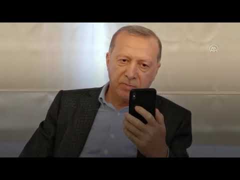 Cumhurbaşkanı Erdoğan Leyla Gülüşken ile  telefonda  görüştü