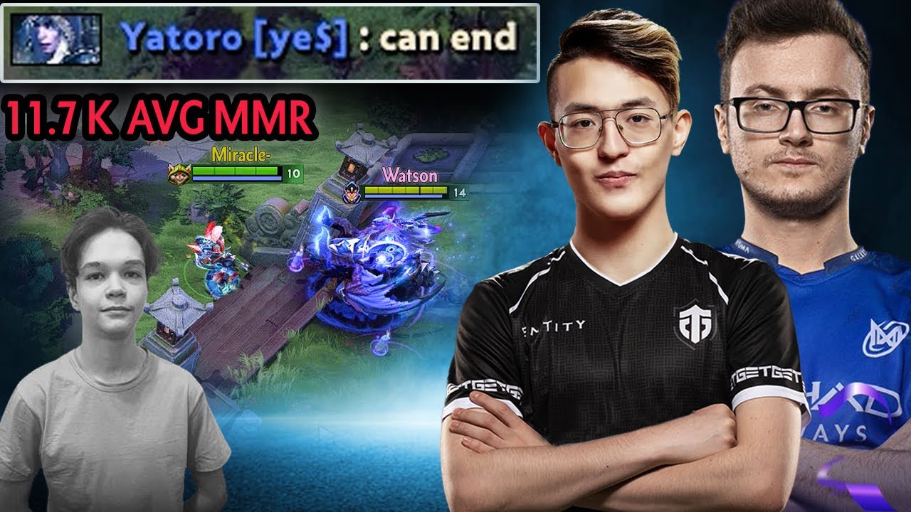 Miracle- & Watson REKT Satanic?! - Insane 11.7k MMR Pub Stomp - YouTube