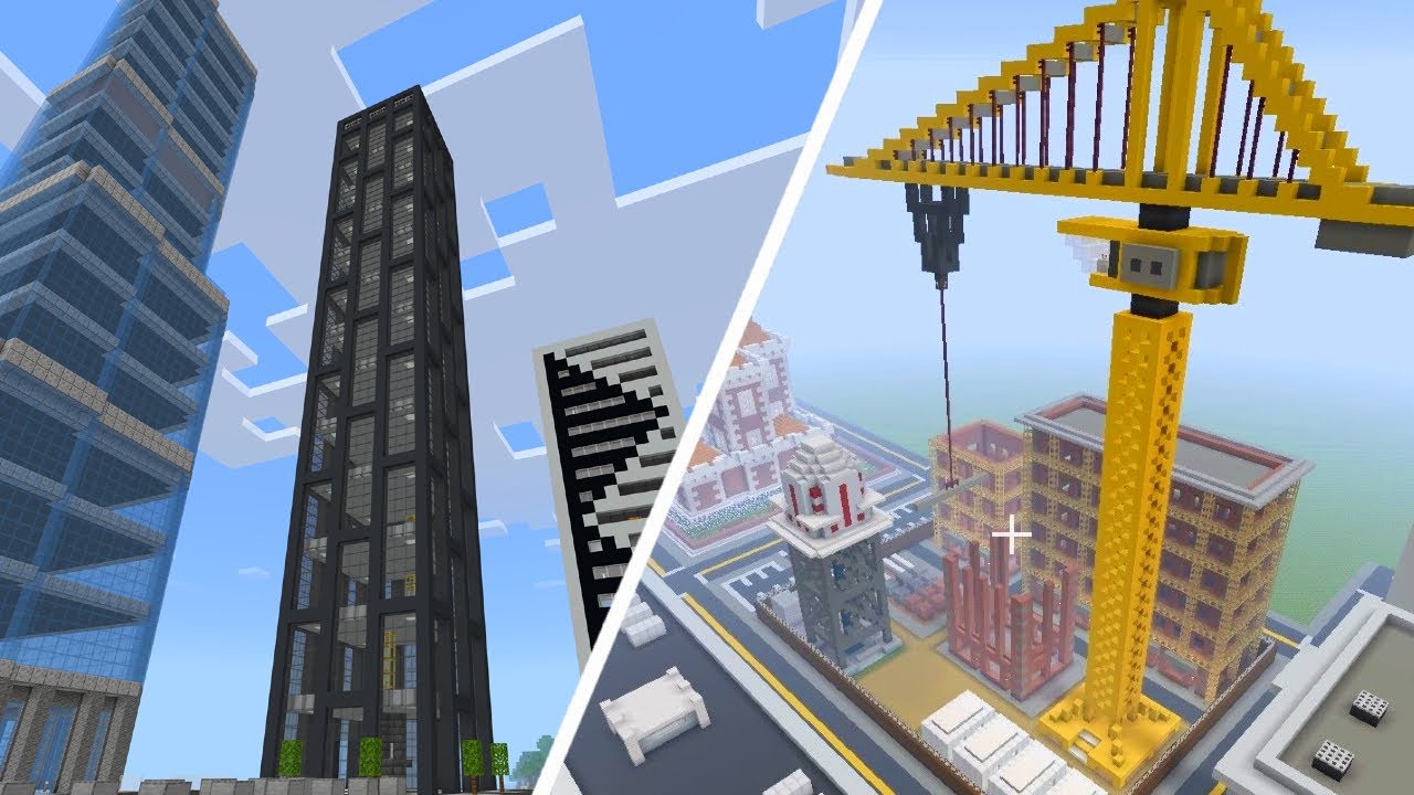 Making this Minecraft Skyscraper TALLER | Survival Minecraft City - YouTube