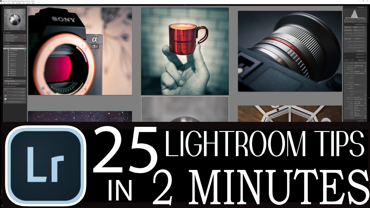 25 LIGHTROOM TIPS IN 2 MINUTES! - YouTube