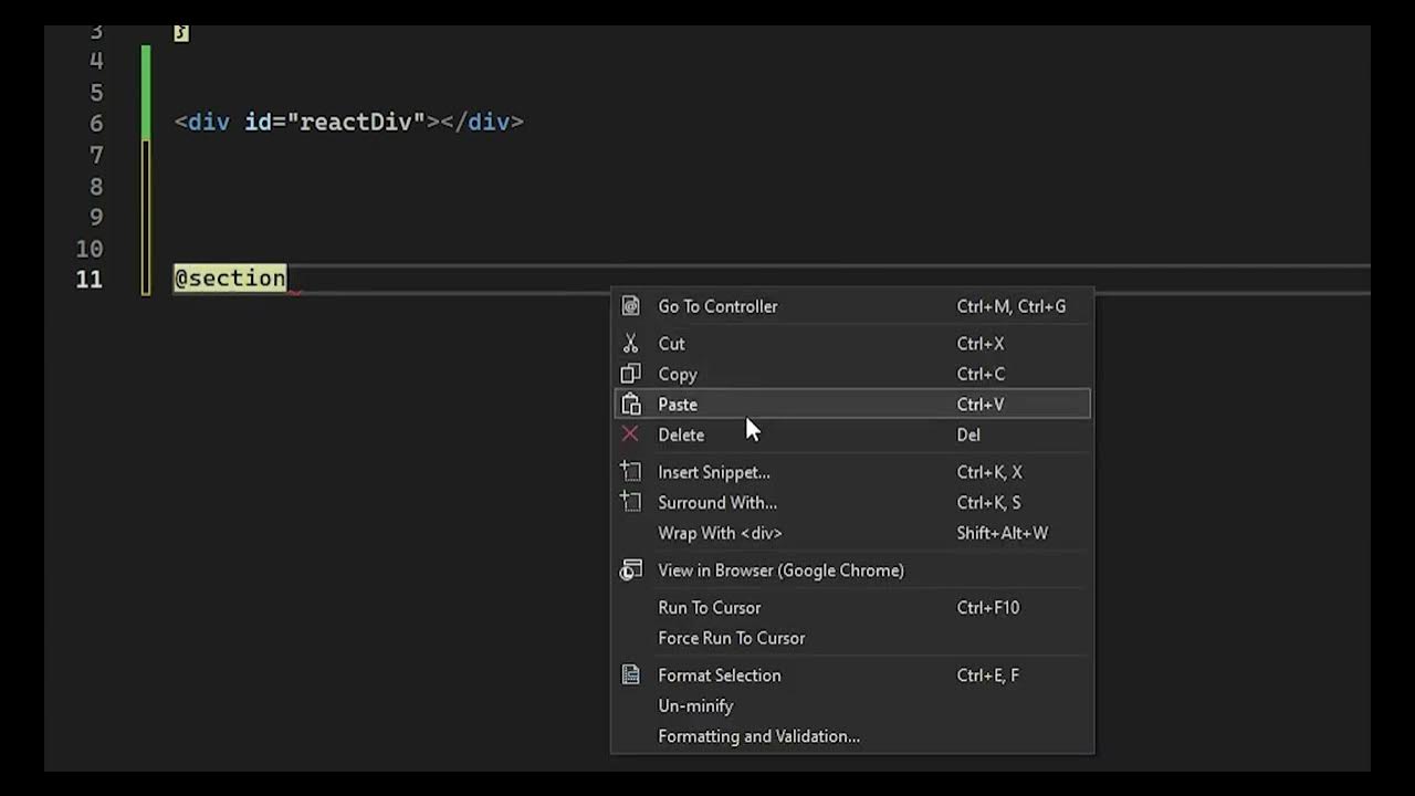 ASP.NET MVC configured for ReactJS - YouTube