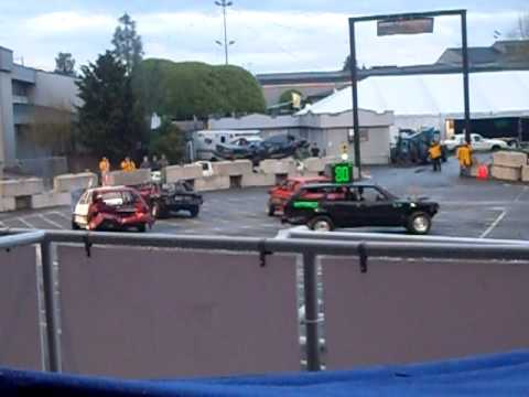 Puyallup Fair Slamfest Demo Derby 2010-Day 1 - YouTube