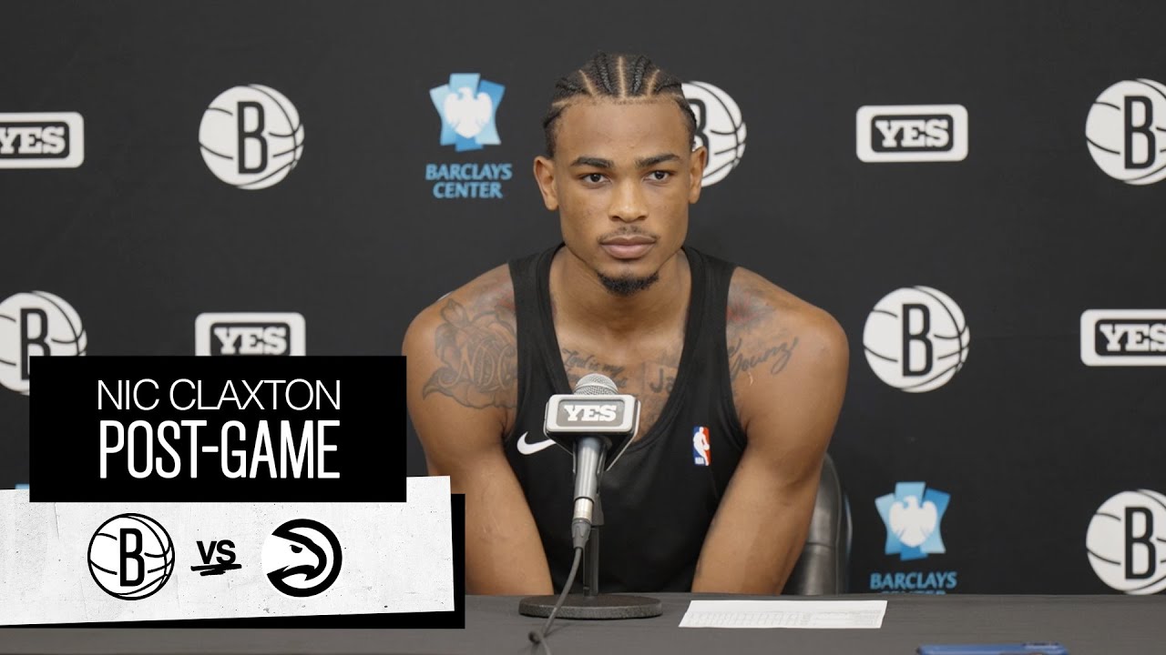 Nic Claxton | Post-Game Press Conference | Atlanta Hawks | 3.2.24 - YouTube