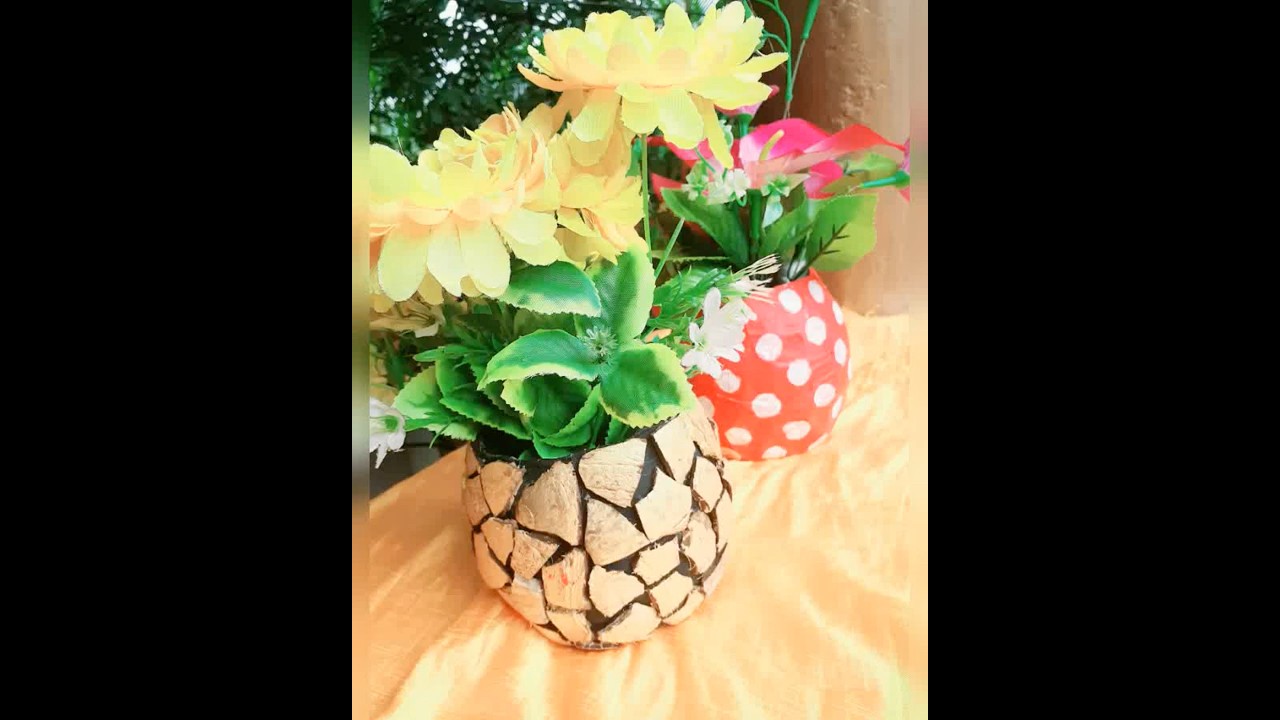 How to make flower pot with balloon കഷ്ടപ്പാടിന്റെ ഫലം കാണാതെ പോകരുത് ...