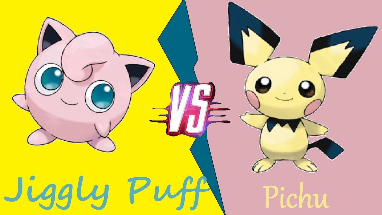 Great Pokemon Battles! Battle 3 Jiggly Puff Vs. Pichu - YouTube