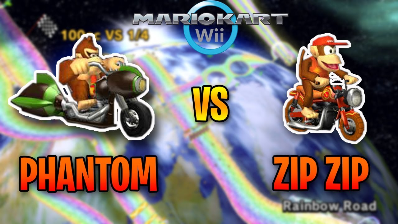 Phantom vs Zip Zip MKWii Vehicle Clan War!! - YouTube