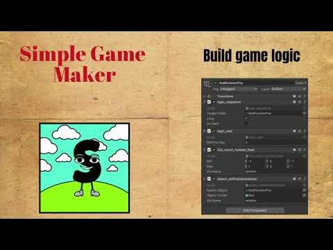 Simple Game Maker for Unity - YouTube