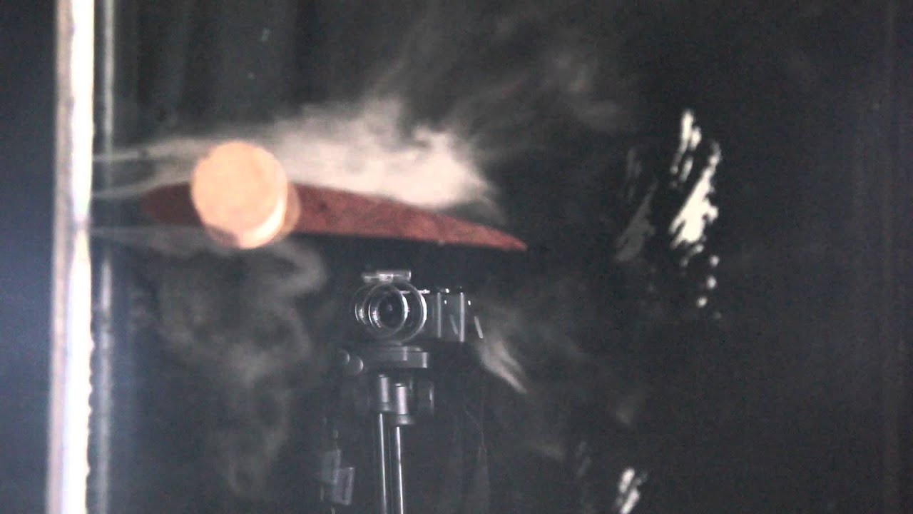 Smoke Flow Visualization: Flow Aerofoil 1 (Angle of Attack Zero Degree ...