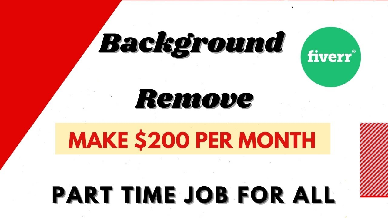 Make Money Online Removing Image Background | Clipping path ...