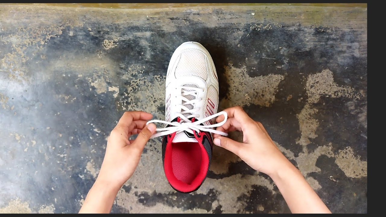 Cara Mengikat Tali Sepatu Simpul Mudah - YouTube
