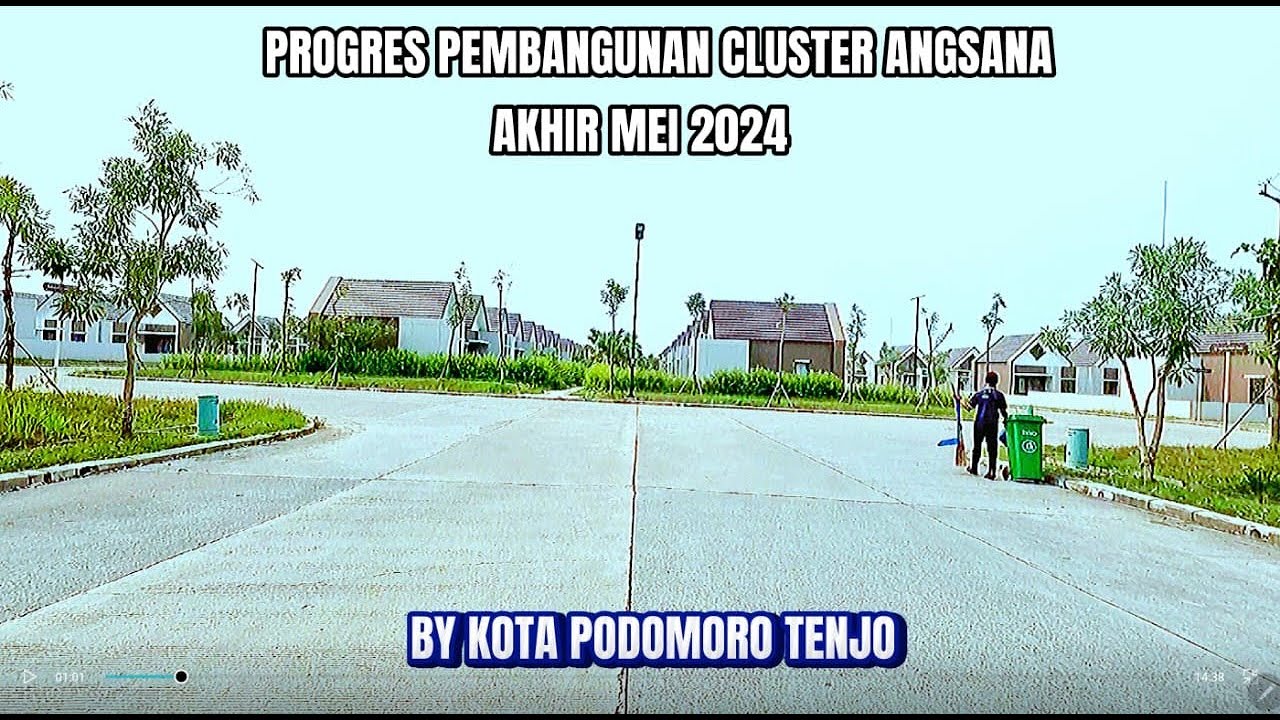 Progess pembangunan cluster angsana akhir mei 2024 rumah dekat stasiun ...