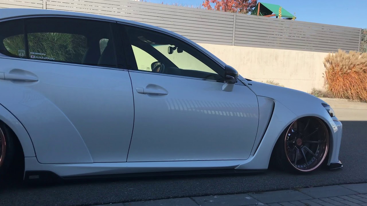 Wide body Lexus GS F / showcar Tuning IN - YouTube