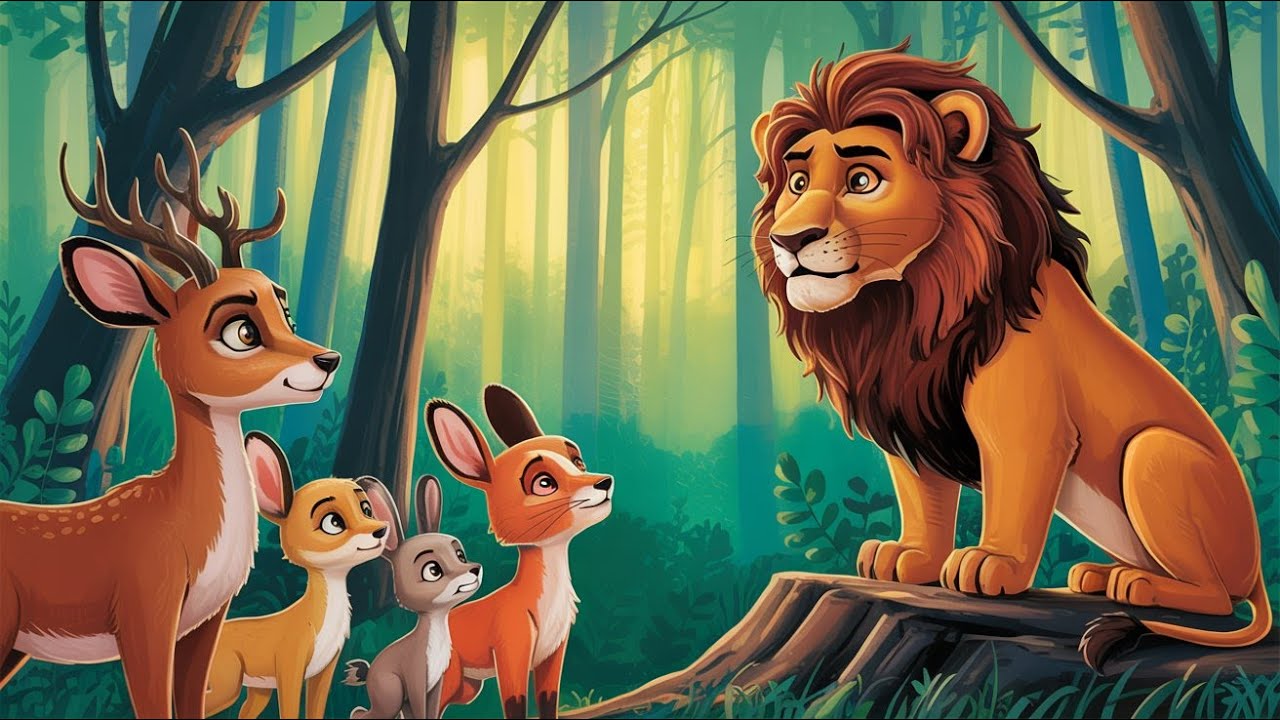 Story of the Lion and the Rabbit || Story A clever Rabbit kill the ...