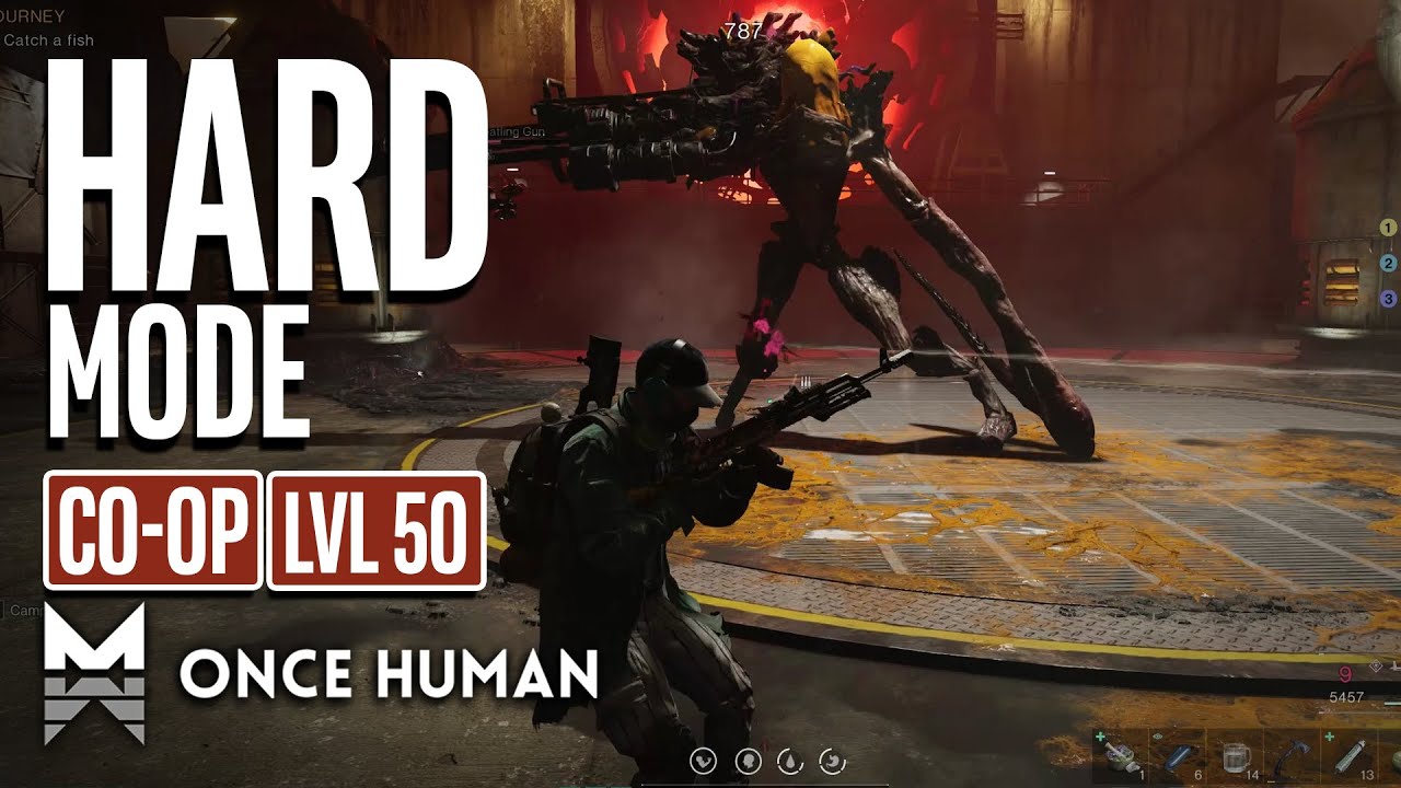 ONCE HUMAN MAX LVL 50 Multiplayer Gameplay, HARD MODE Boss - YouTube