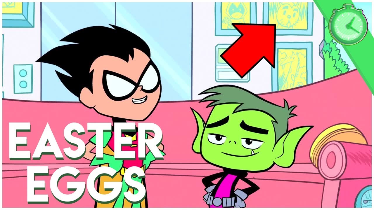 Easter Eggs Em Jovens Titãns Em Ação Youtube