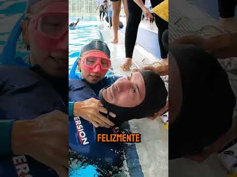 ⚠️ Mergulhador Ignora Limites e Quase Paga Caro  #curiosidades #viral #mergulho #como #shorts