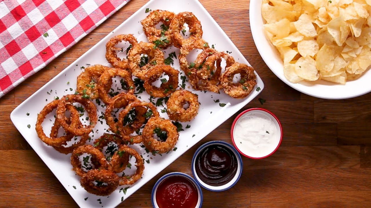 Potato Chip Onion Rings • Tasty - YouTube
