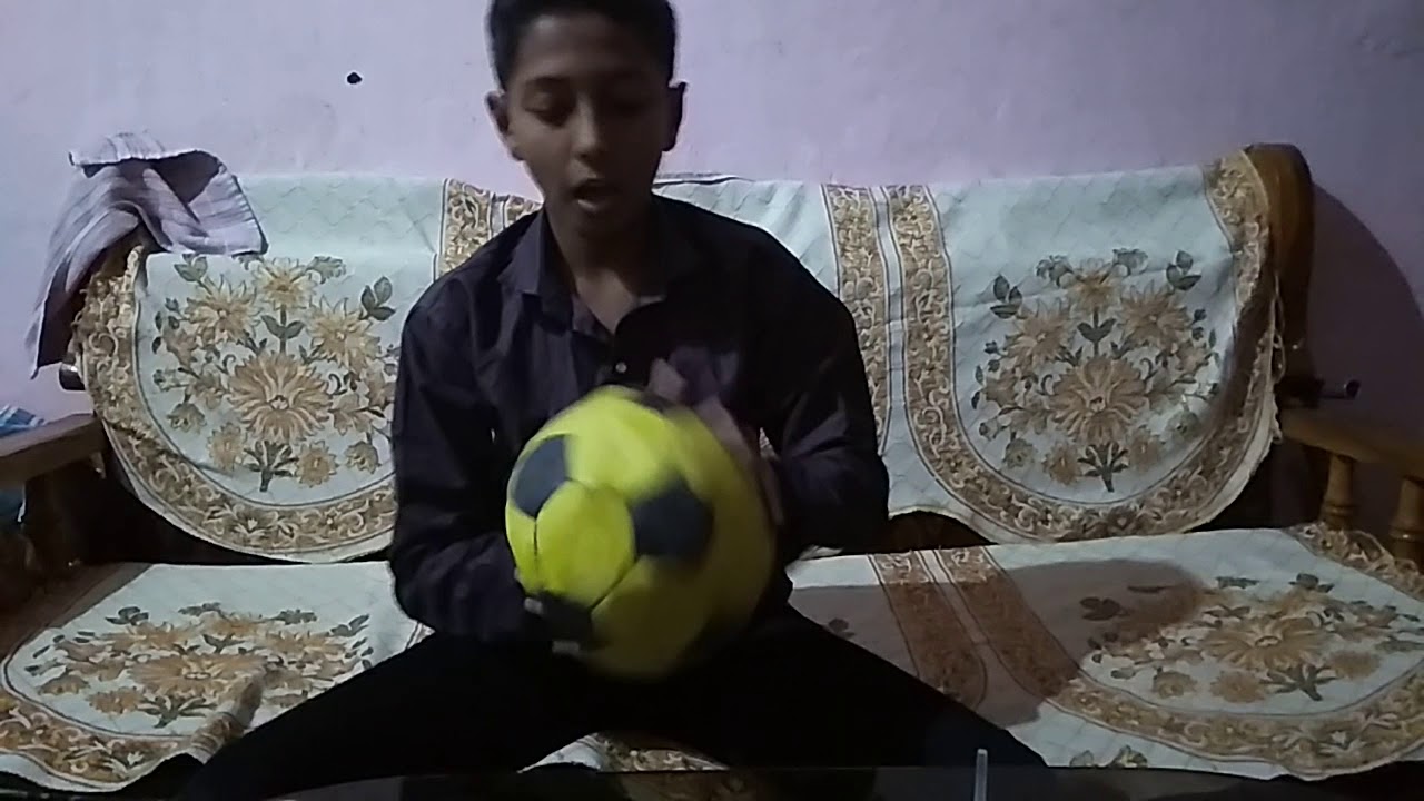 how to repair a puncture football at home instantly - YouTube