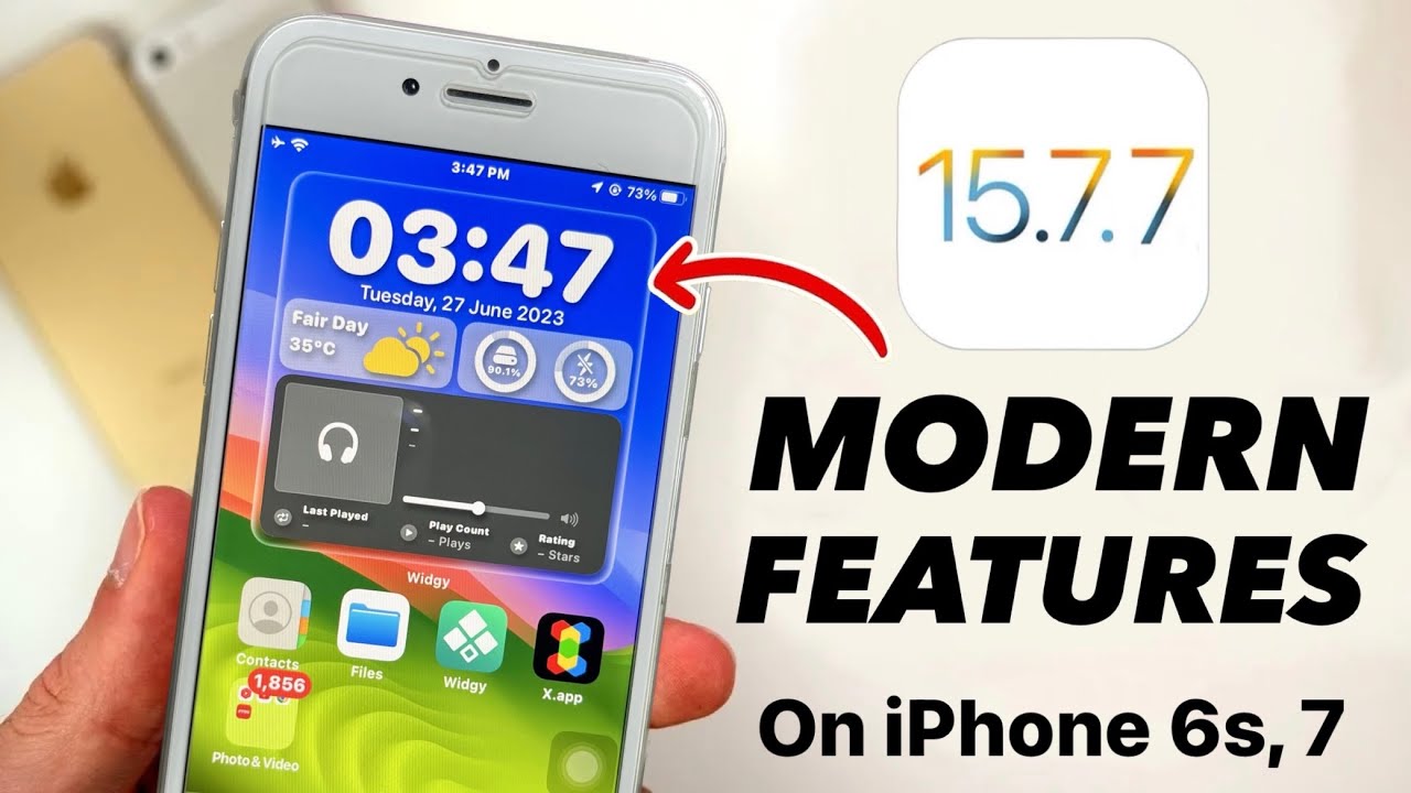 iOS 15.7.7 New Modern Features for iPhone 6s, 7, 7+ || Enable Now - YouTube