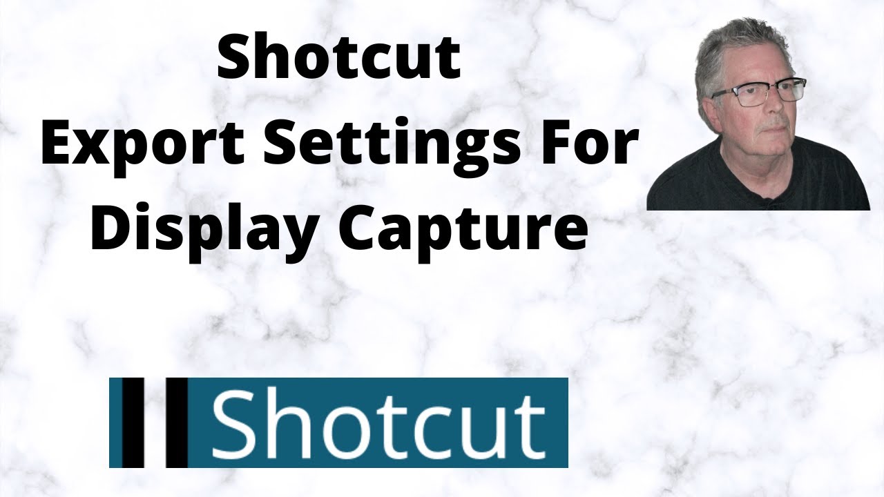 Shotcut - Best Export Settings For Display Capture - YouTube