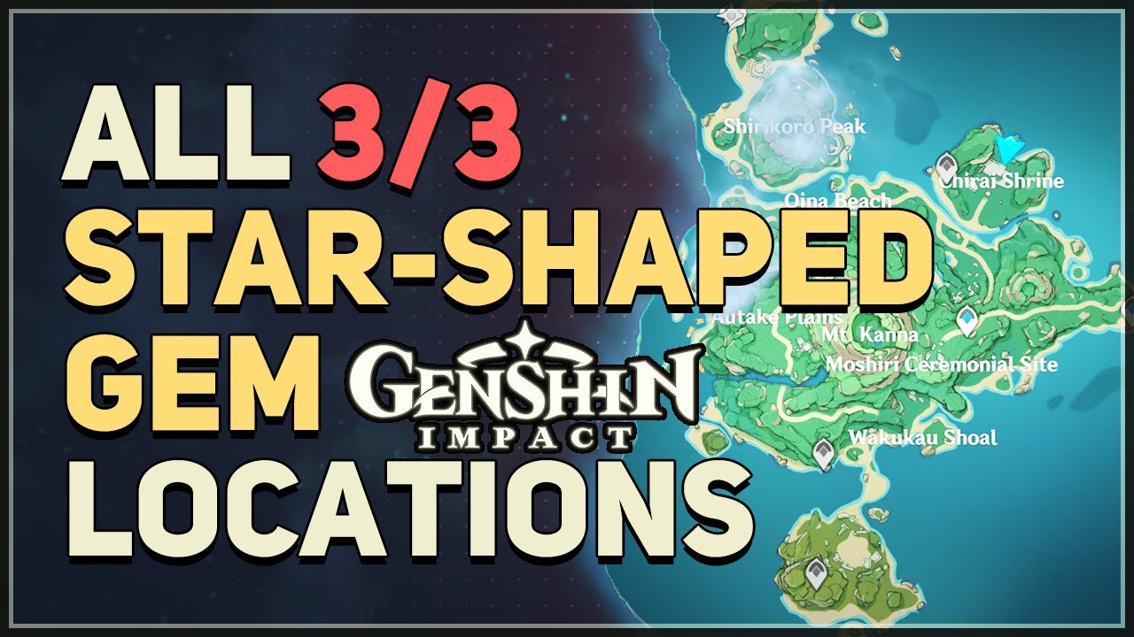 All 3 Star Shaped Gem Locations Genshin Impact YouTube All 3 Star Shaped Gem Locations Genshin Impact YouTube