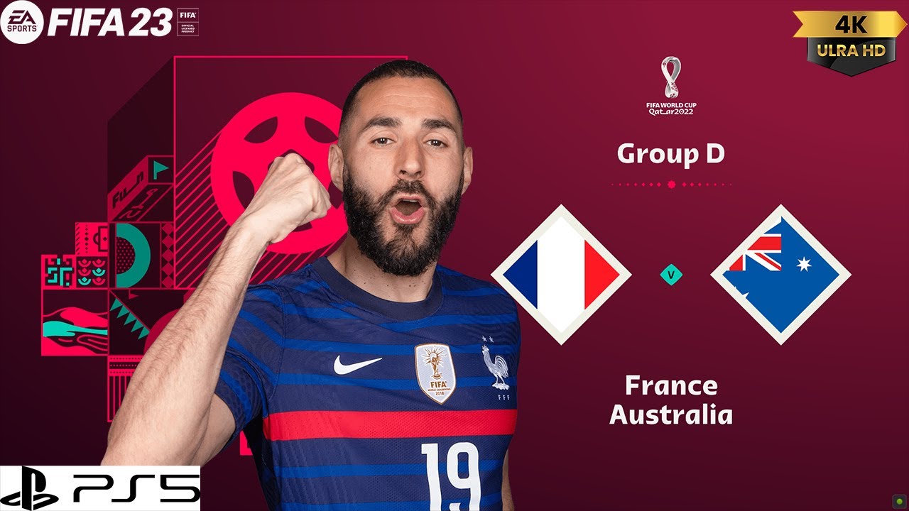 FIFA 23 - France VS Australia / world cup 2022 / fifa 23 ps5 / football ...