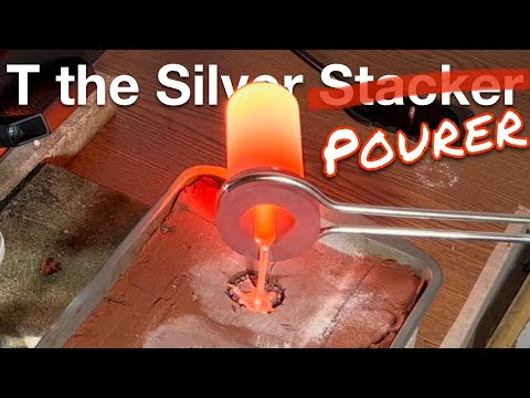 My FIRST SILVER POUR! Step by Step (Mistakes Included)! - YouTube