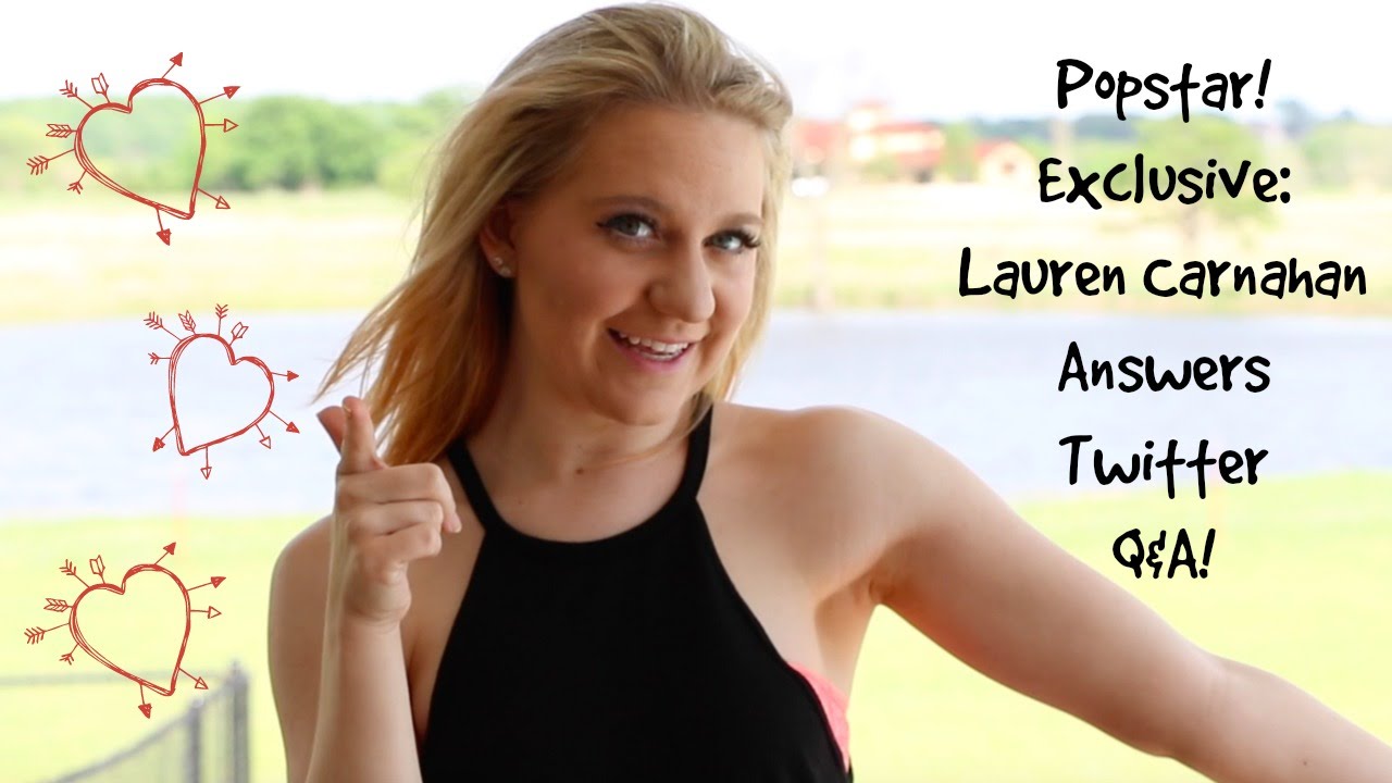 EXCLUSIE: Lauren Carnahan Answers Twitter Q&A! - YouTube