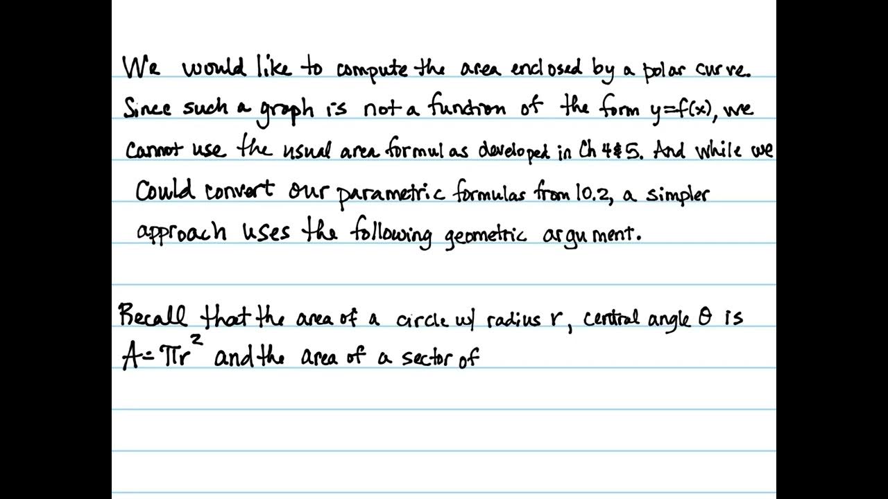 10 5 Area And Arc Length In Polar Coordinates part 1 YouTube 10-5-area-and-arc-length-in-polar-coordinates-part-1-youtube
