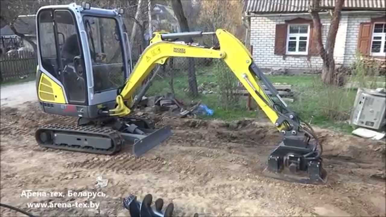 Wacker Neuson ET20 с вибротрамбовкой - YouTube