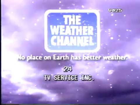 Local weather on the 8’s on the Weather Channel 1996 - YouTube