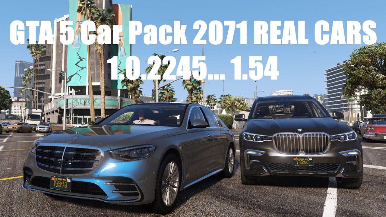 GTA 5 Car Pack 2071 REAL CARS 1.0.2245... 1.54 - YouTube