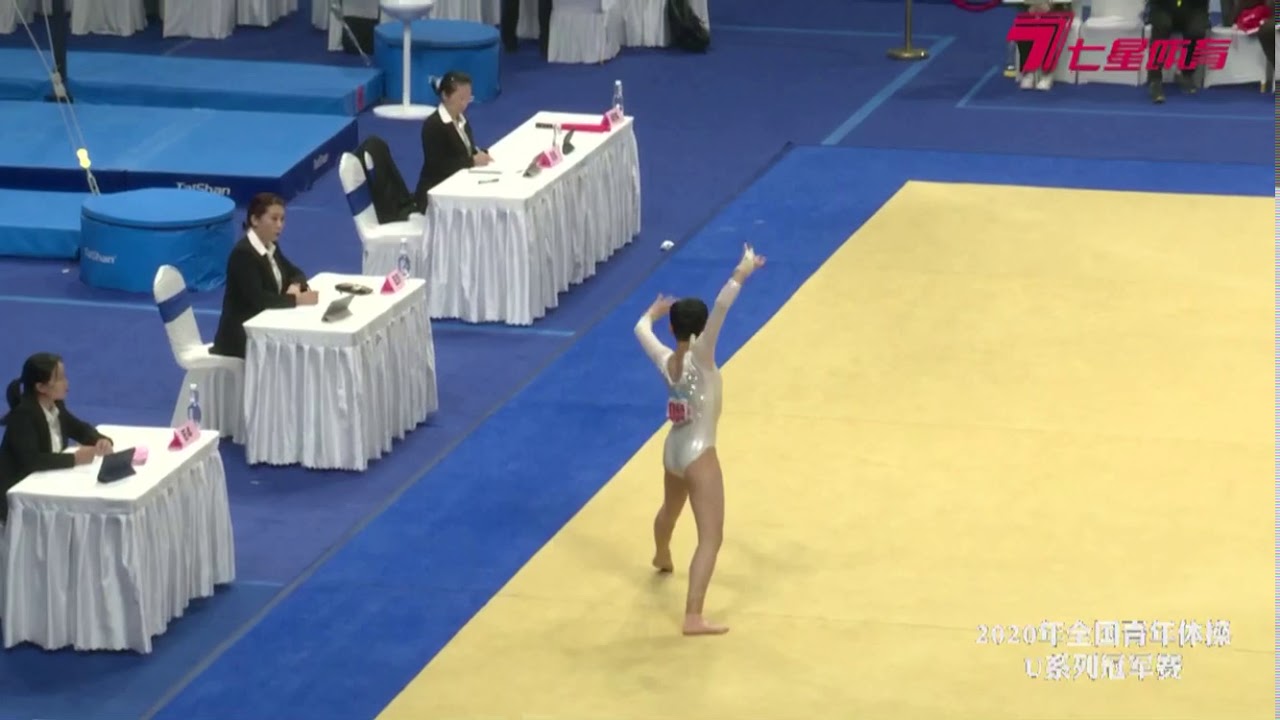 Wu Boyang - FX EF U15 - 2020 Chinese Junior Individual Nationals Xi'an ...