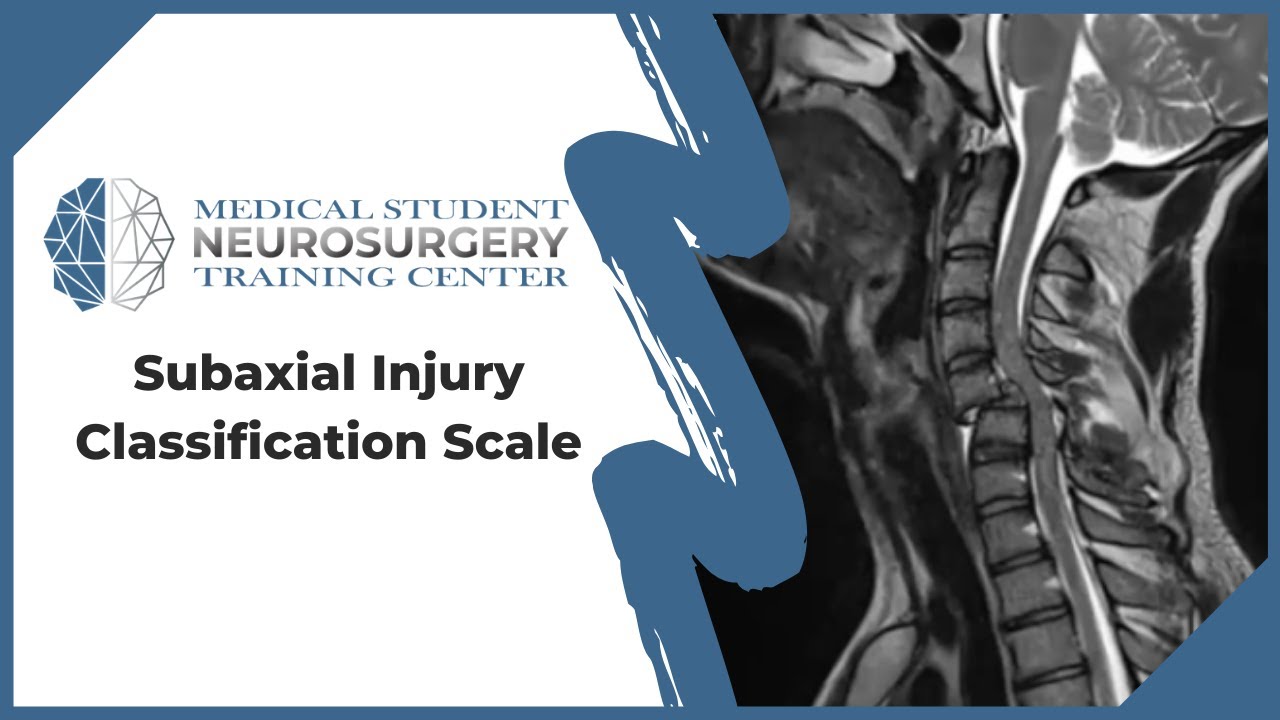 Subaxial Injury Classification Scale - YouTube