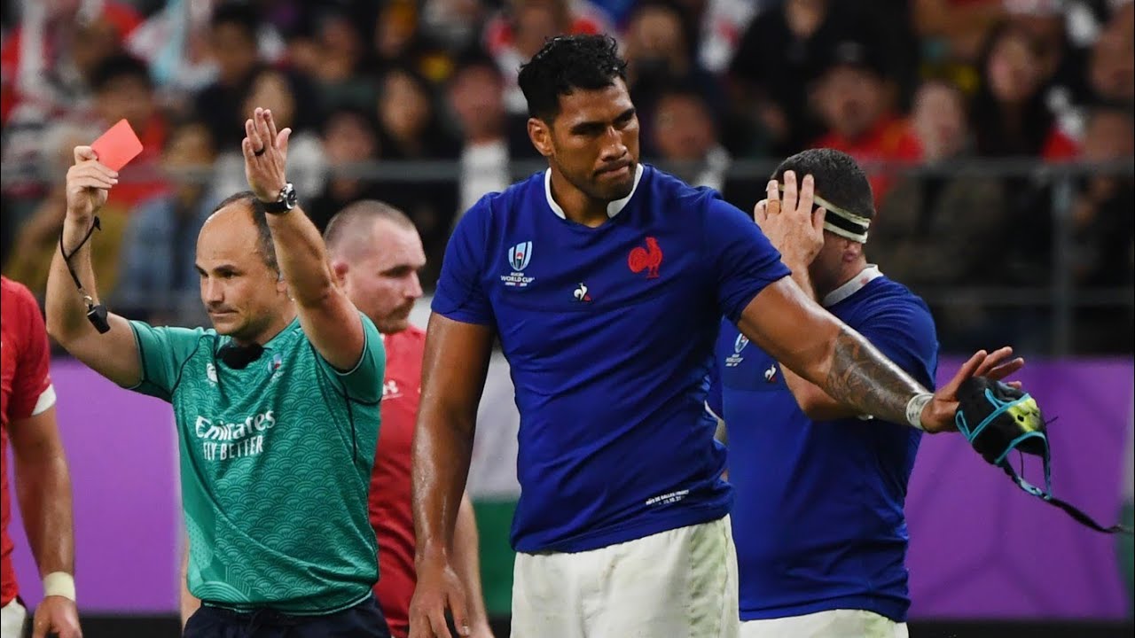 RUGBY FIGHTS/ BIG HITS..red card moments - YouTube