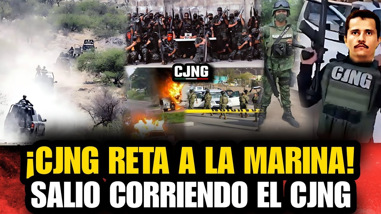 🚨¡ALERTA MÁXIMA! Convoy Del CJNG Retan Al Ejercito Mexicano En Un Topon ...